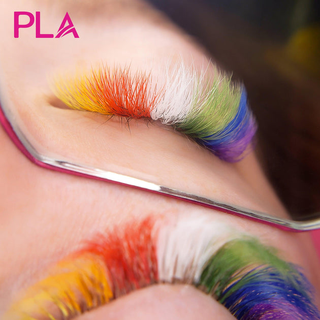Colored Lashes Inspo From PLA – Paris Lash Academy