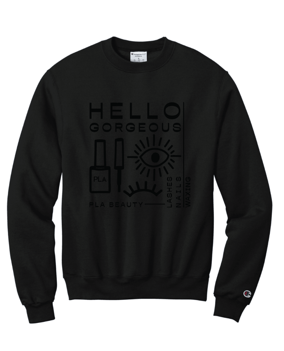 PLA Black on Black Crew Neck (FINAL SALE) – Paris Lash Academy