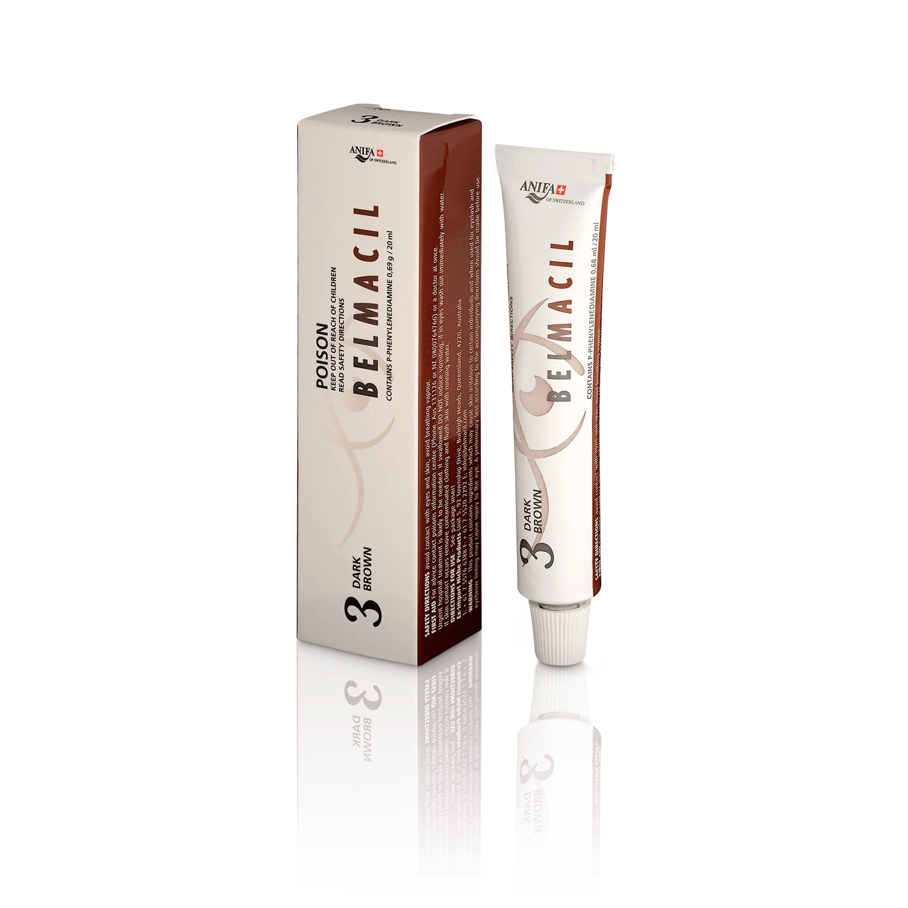 Lash Lift Tint: Belmacil - No. 3 Dark Brown – Paris Lash Academy