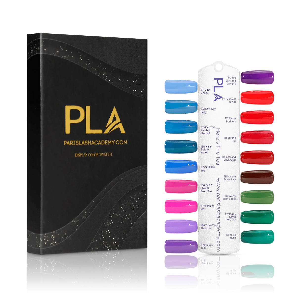 Jewel Tone Nails | Here’s The Tea - Color Swatch – Paris Lash Academy