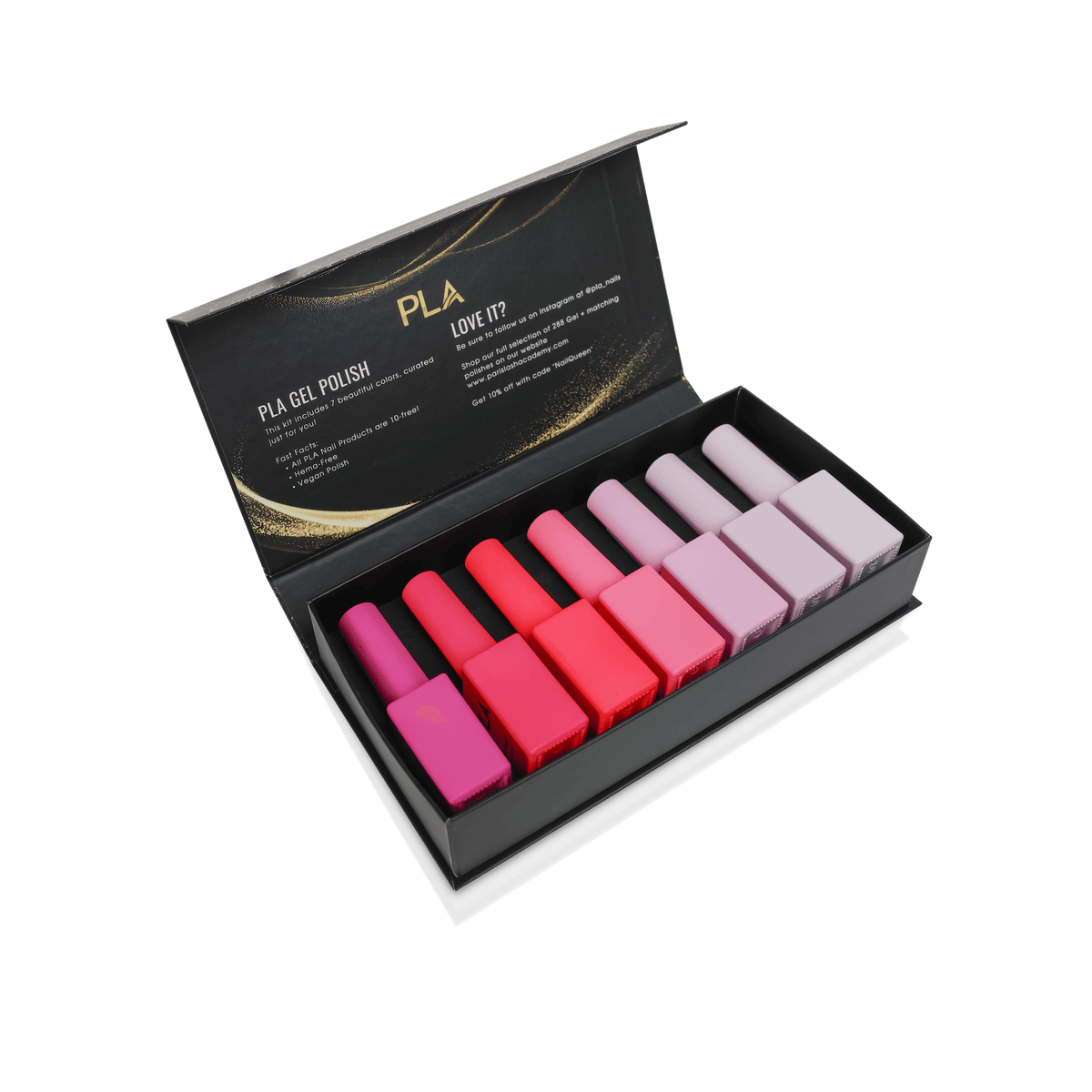 PLA Mini Nail Polish Sets | Pink Gel Nails – Paris Lash Academy
